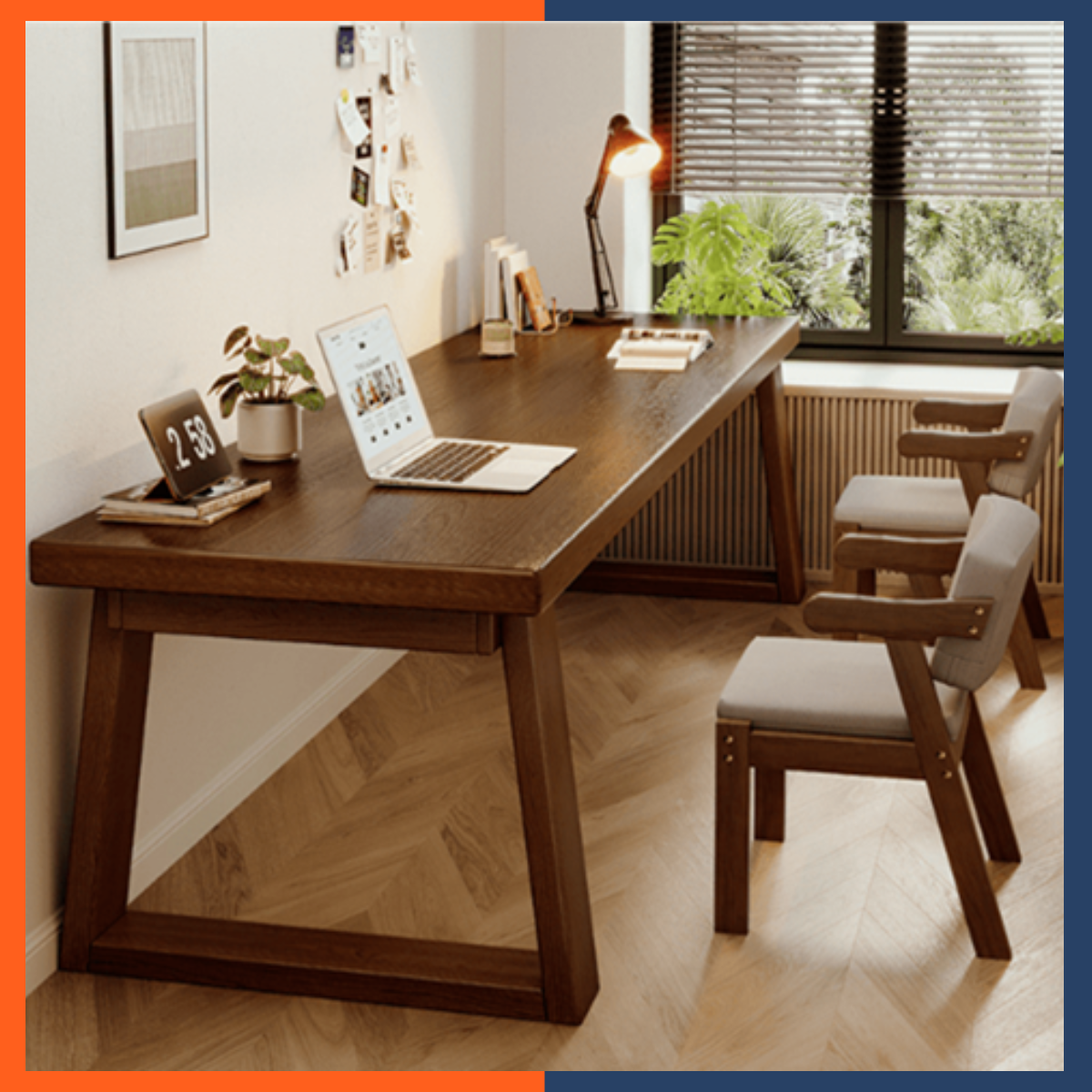 Why Malaysians Love the 180 cm Solid Wood Desk for Spacious Study & Wo ...