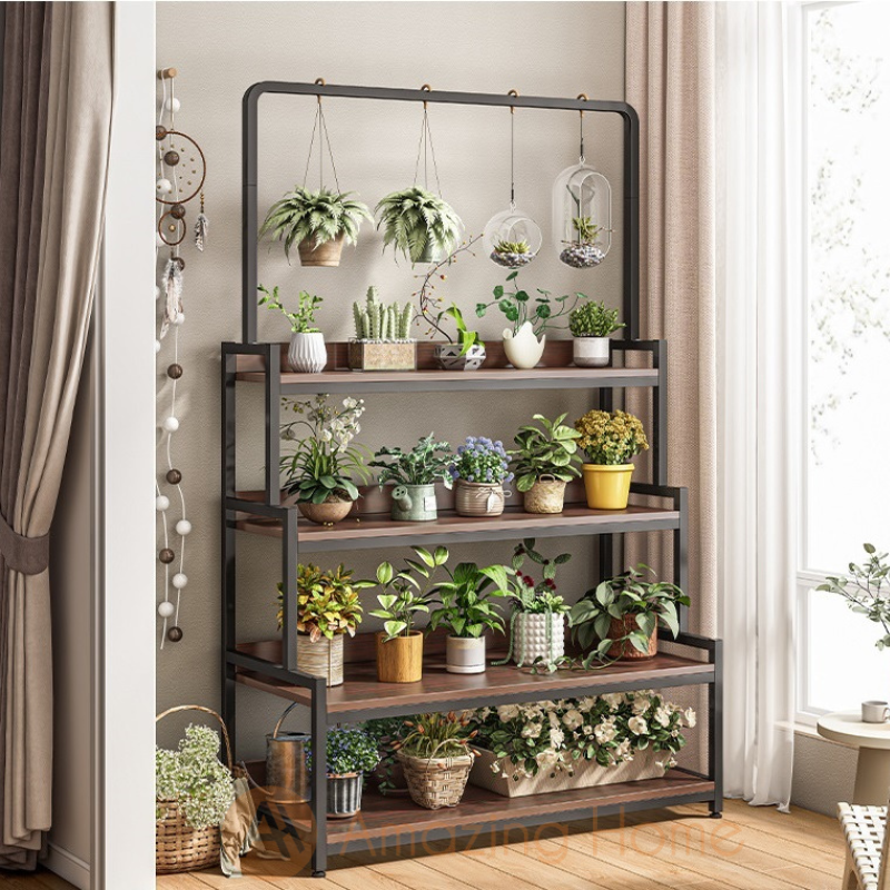 Sonje Multi Layer Hanging Plant Rack Plant Stand Potting Bench ...