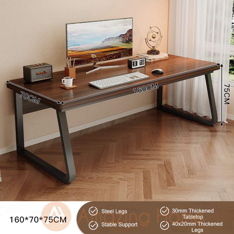 Kazumi 160cm Solid Working Table 70cm Wide Desktop Writing Desk ...