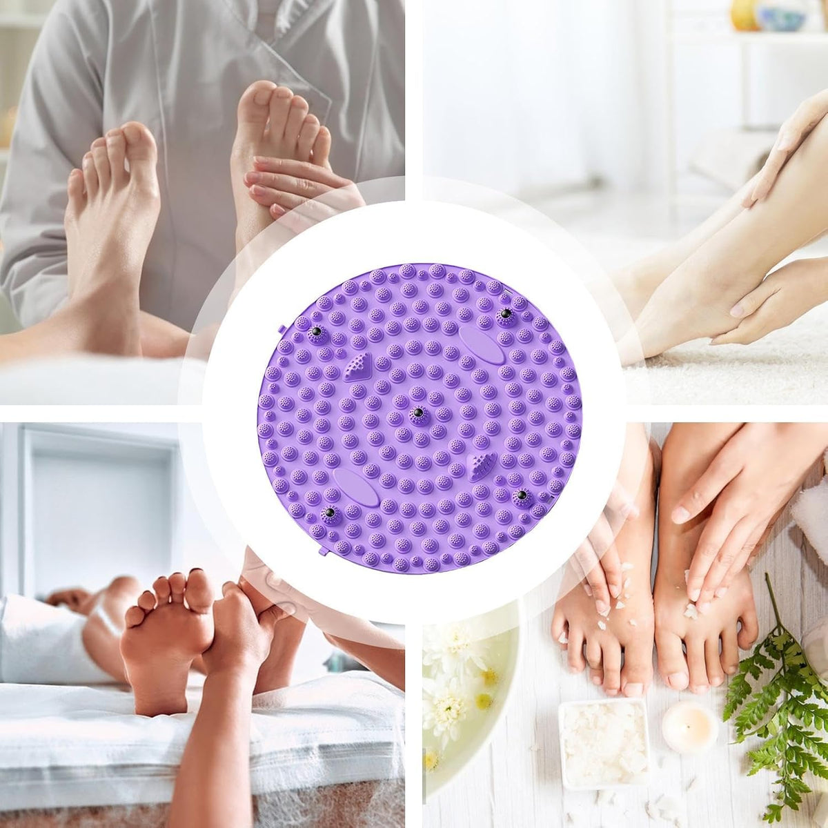 Amazing Home Foot Massage Mat Reflexology Pad Acupressure Board ...