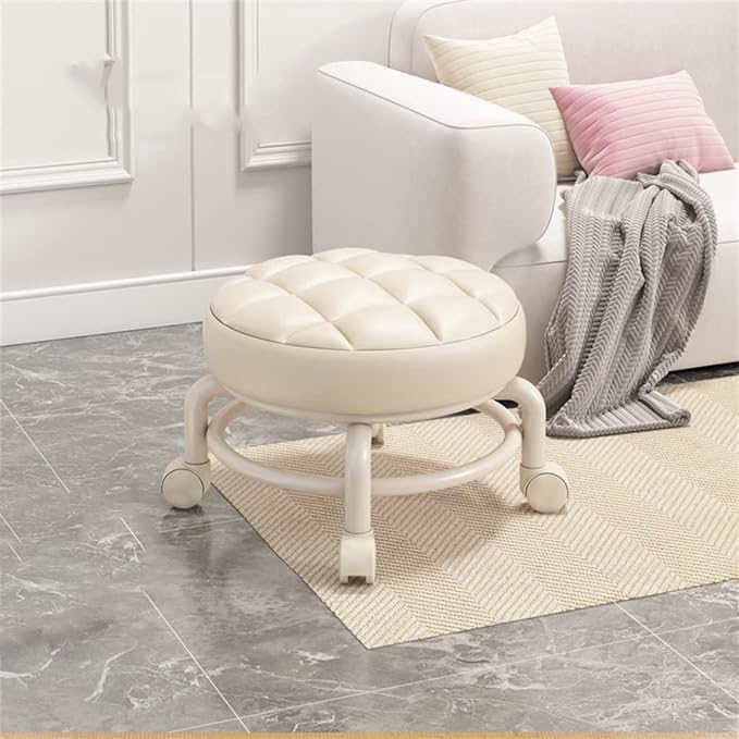 Cade Low Round Roller Seat Portable Pulley Wheel Stool – AmazingHome.my